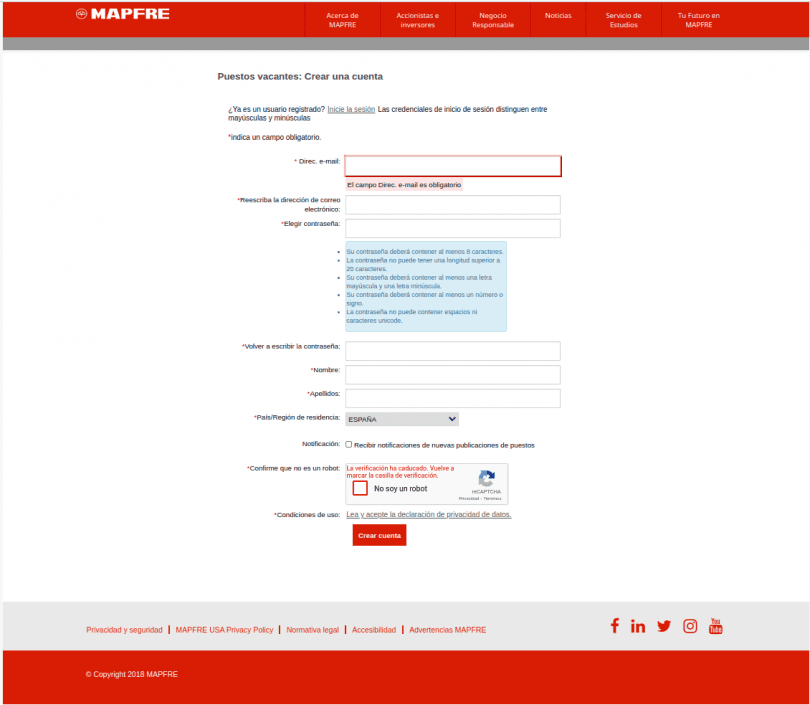 MAPFRE publica más de 200 nuevas ofertas de empleo - BuscadordeTrabajo.es